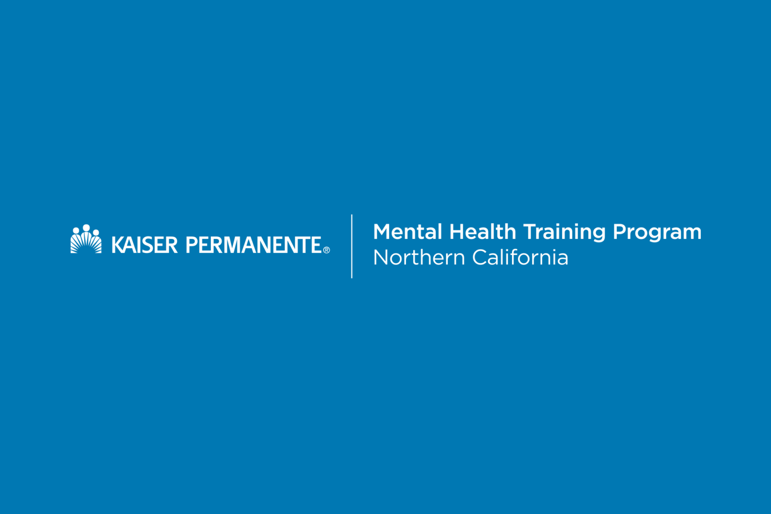 - Kaiser Permanente Mental Health Training Program Northern California